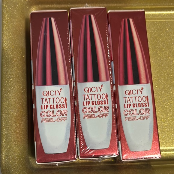 Makeup | Qicy Tattoo Lip Gloss Peeloff | Poshmark